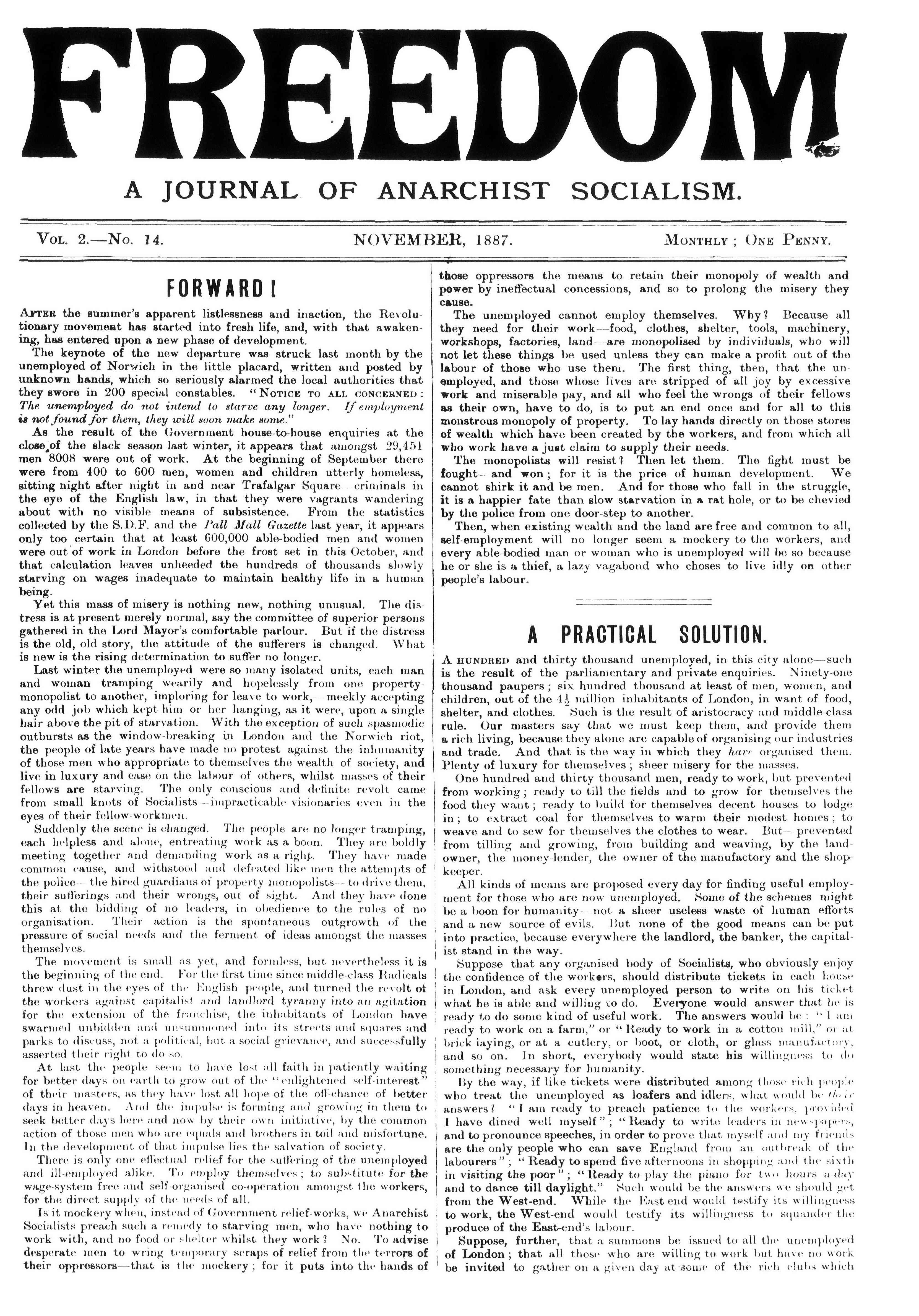 Freedom (November 1887) | libcom.org